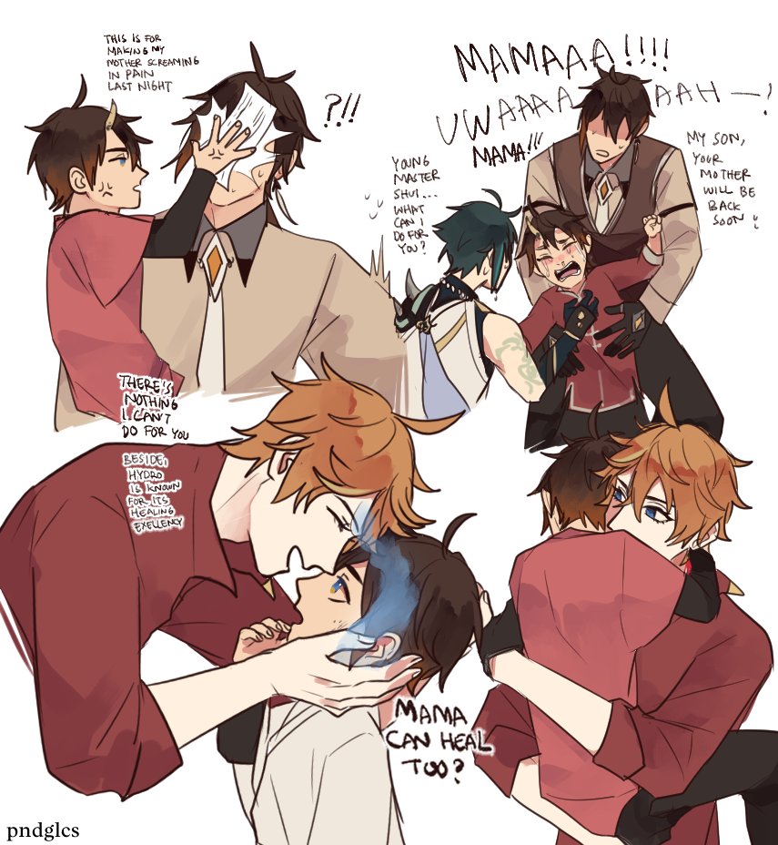 鍾タル「"with father vs with mama" yes im bacc w」ﾘﾝ📌 PO Batch 2の漫画