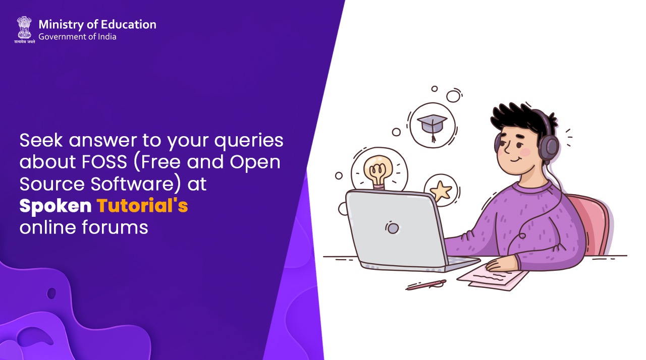 Ministry of Education on Twitter: "Post a question about FOSS on Spoken ...