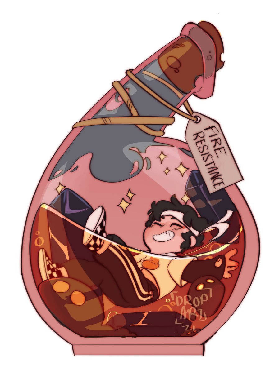 「Mr fire needs some good defence against 」|BlockArt | Commissions open ...