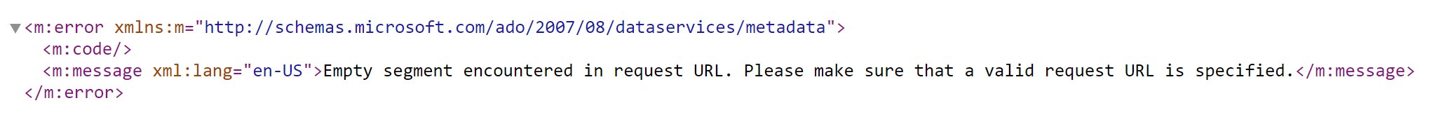 Erik Hougaard on Twitter: "#BCALHelp Have you ever seen this from a #msdyn365bc OData API call ...