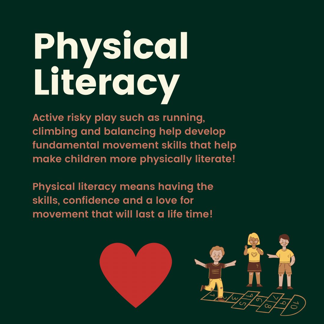 NB Physical Literacy on Twitter: "Support your child’s risky play by providing them with the ...