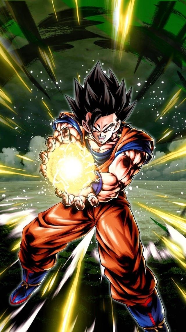 Goku And Gohan Potara Fusion