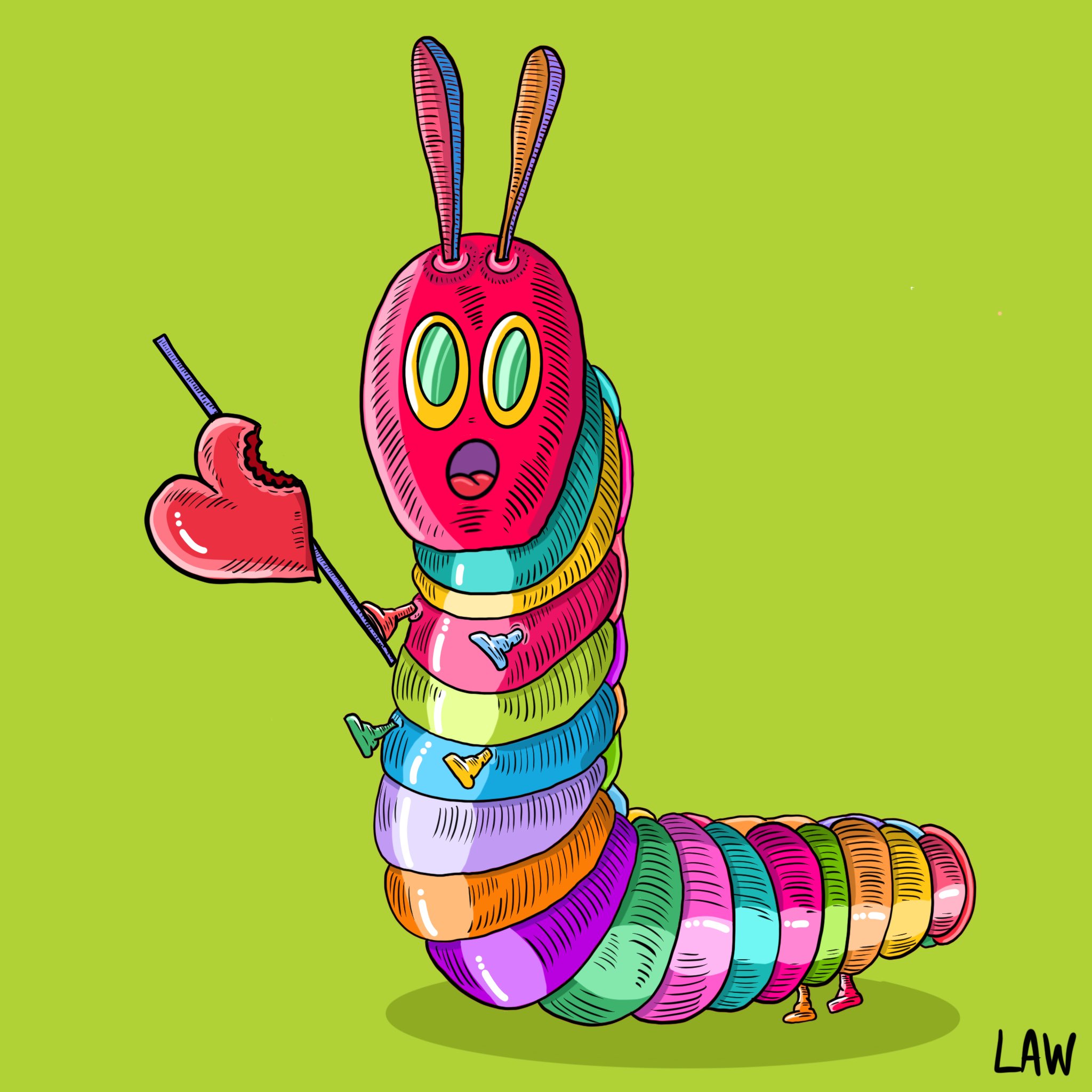 Clipart Sad Caterpillar