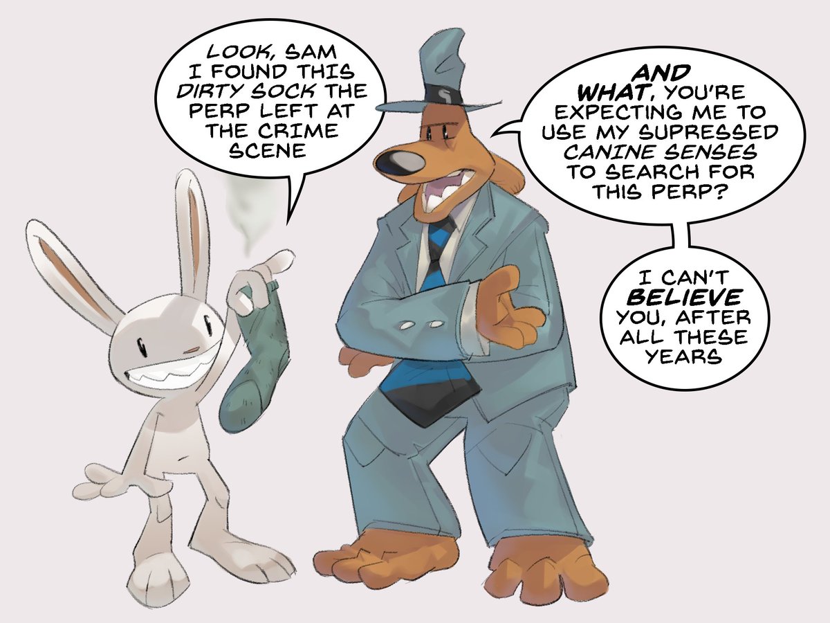 「Sam & Max: Freelance Lawmen (Dog-men」|novumaveの漫画
