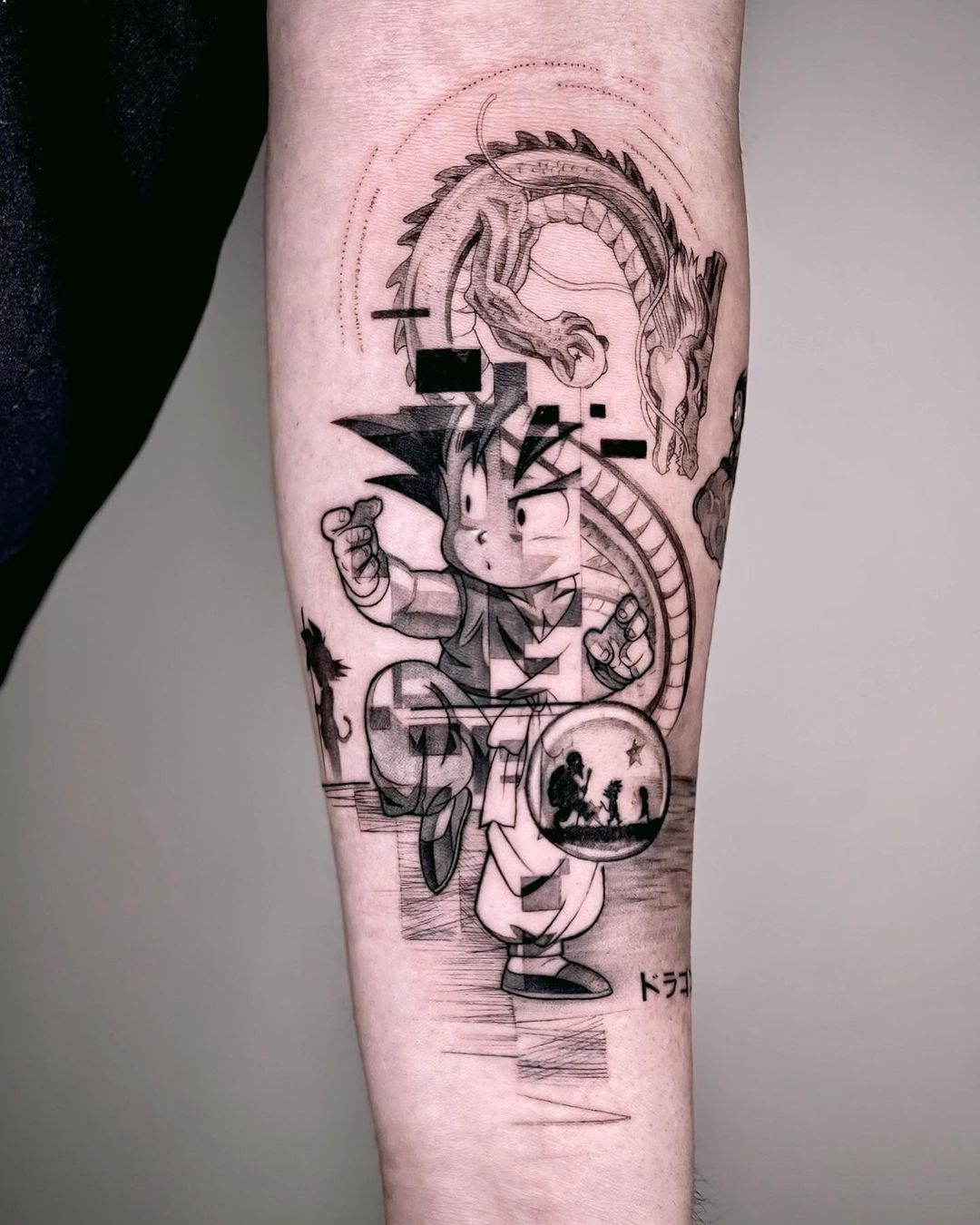 Dizaster Goku Tattoos