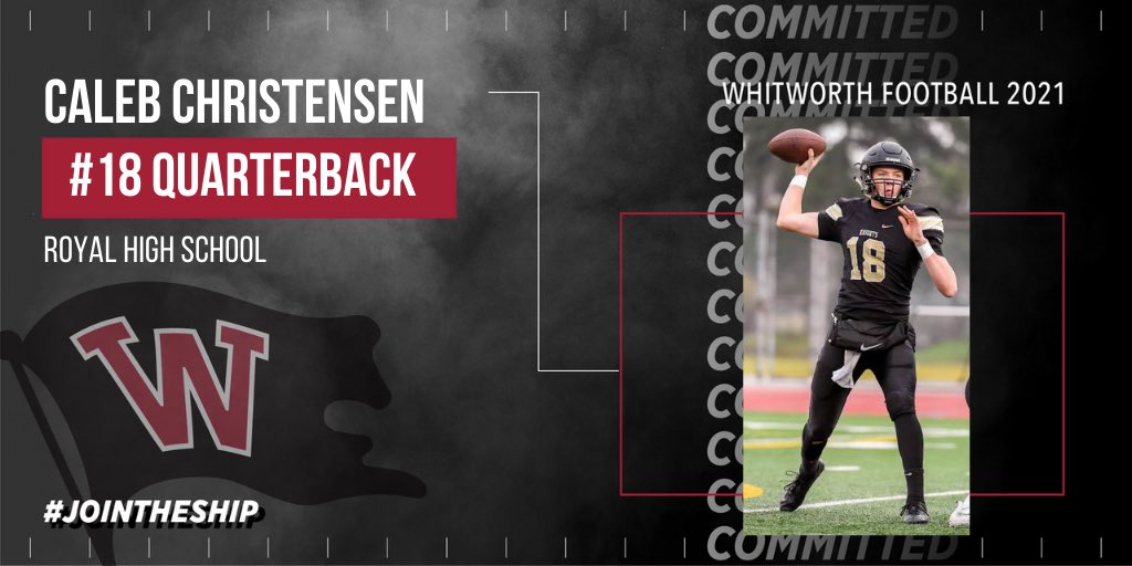 2021 3* QB Caleb Christensen commits to Whitworth : r/CFB