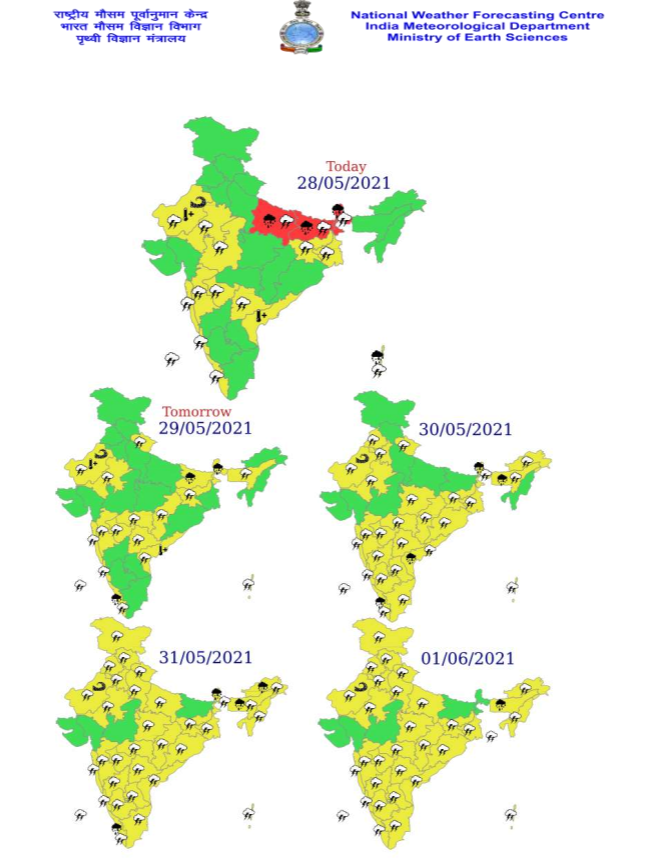 India Meteorological Department on Twitter: "♦ Due to strengthening of southerly winds, fairly ...