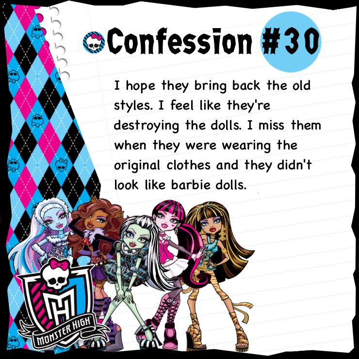 Monster High Confessions