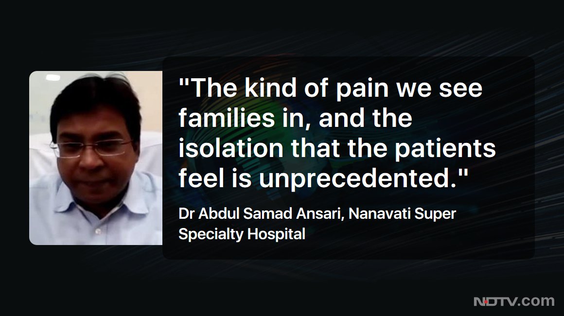 NDTV on Twitter: ".@OnReality_Check | Dr Abdul Samad Ansari, Director,Critical Care Services ...