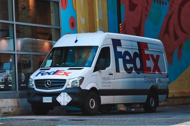 Fedex Mercedes Van