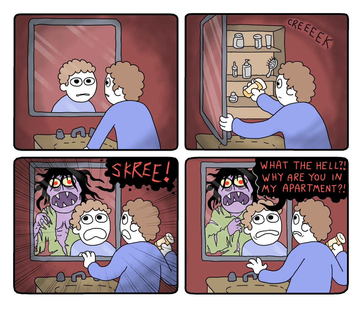 「👻New comic: Jump Scare!👻 」|Zach | Last Place Comicsの漫画