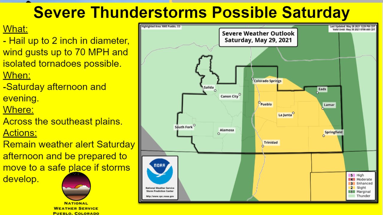 Nws Pueblo On Twitter Severe Thunderstorms Producing Hail Up To 2