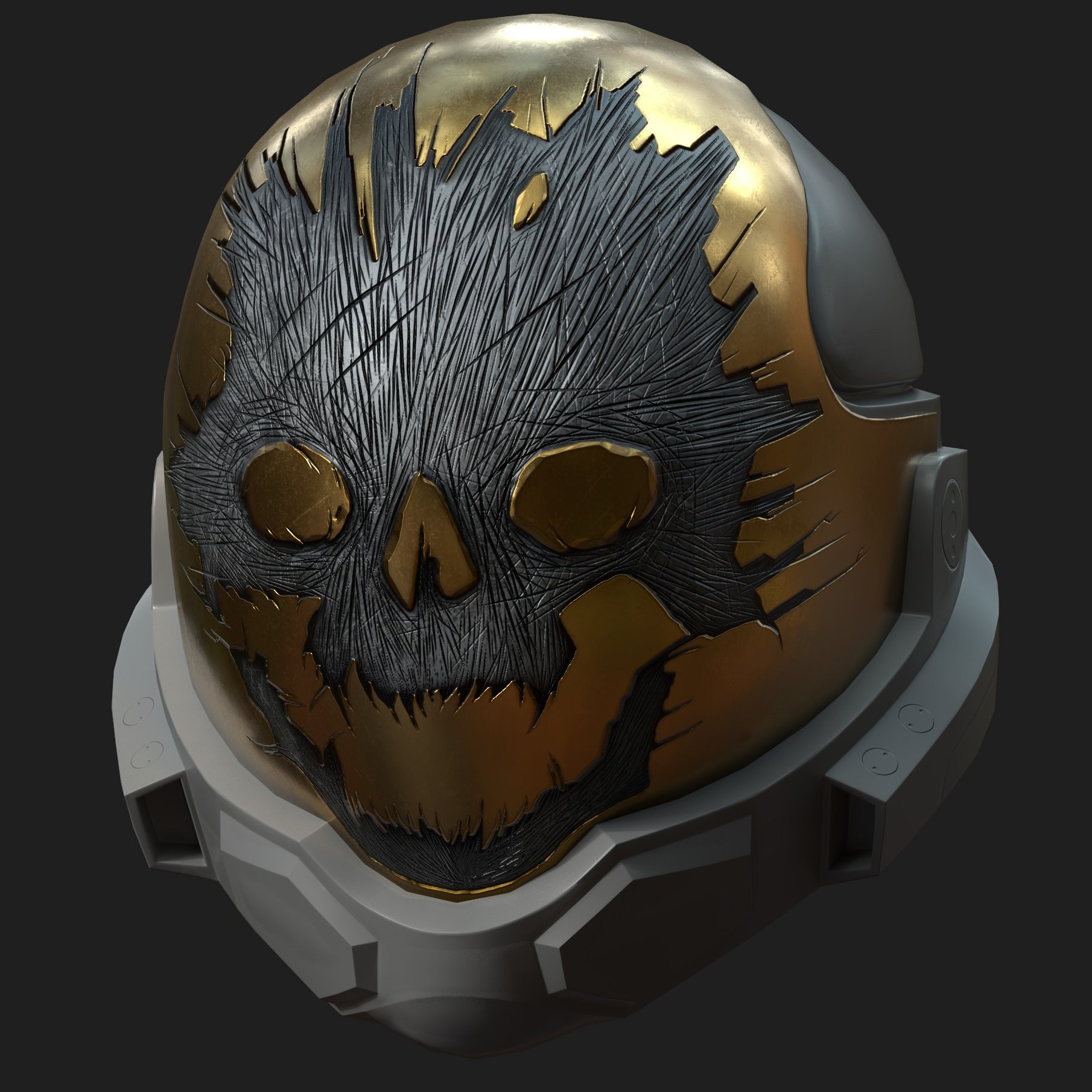 Halo Reach Emile Skull