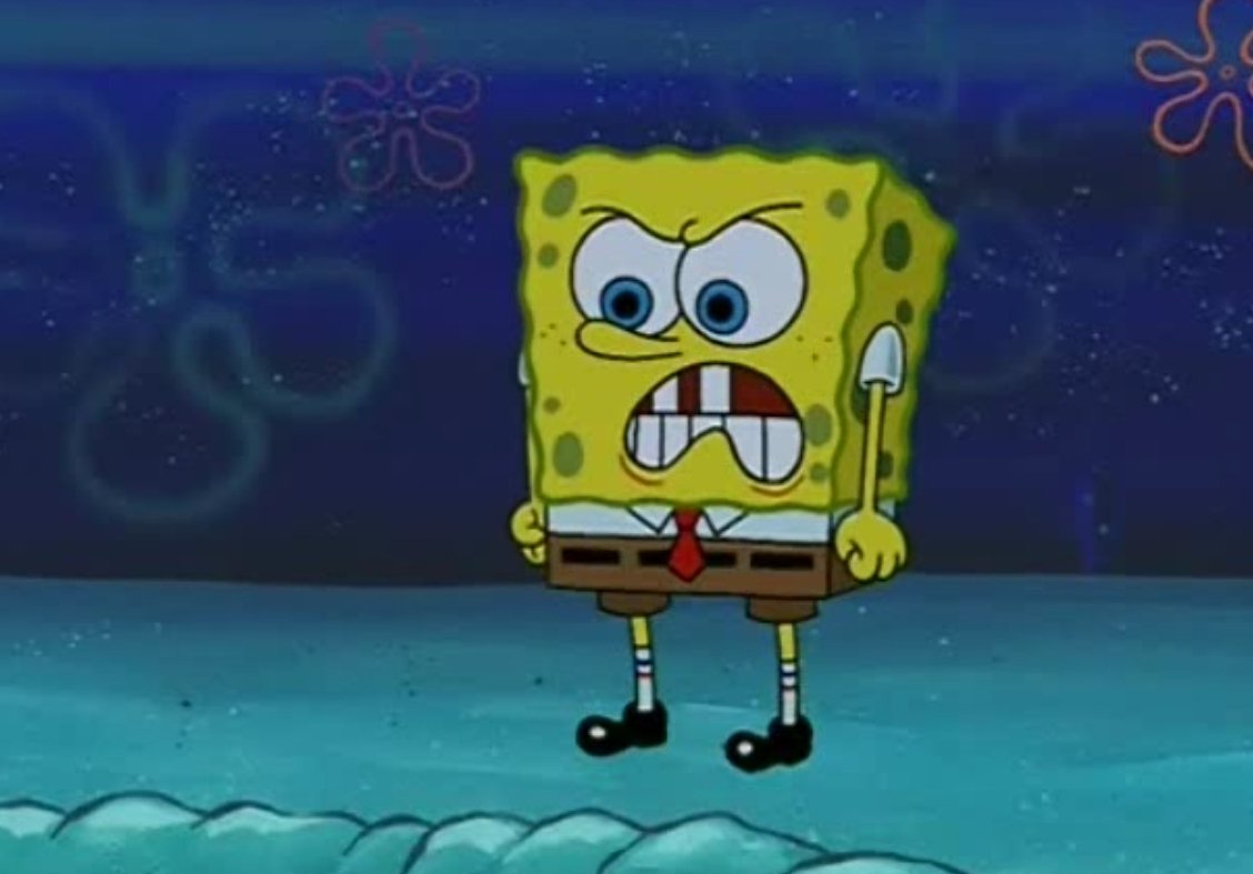 Spongebob Mad Face