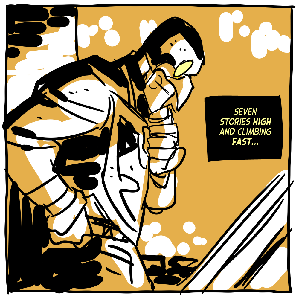 「Playing around with an inking/coloring/lettering style that'」Dan ...