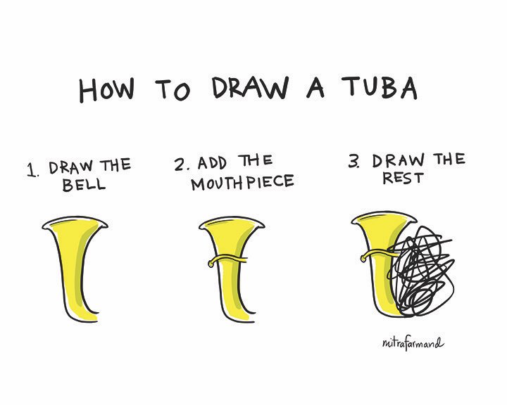 Tuba Drawing
