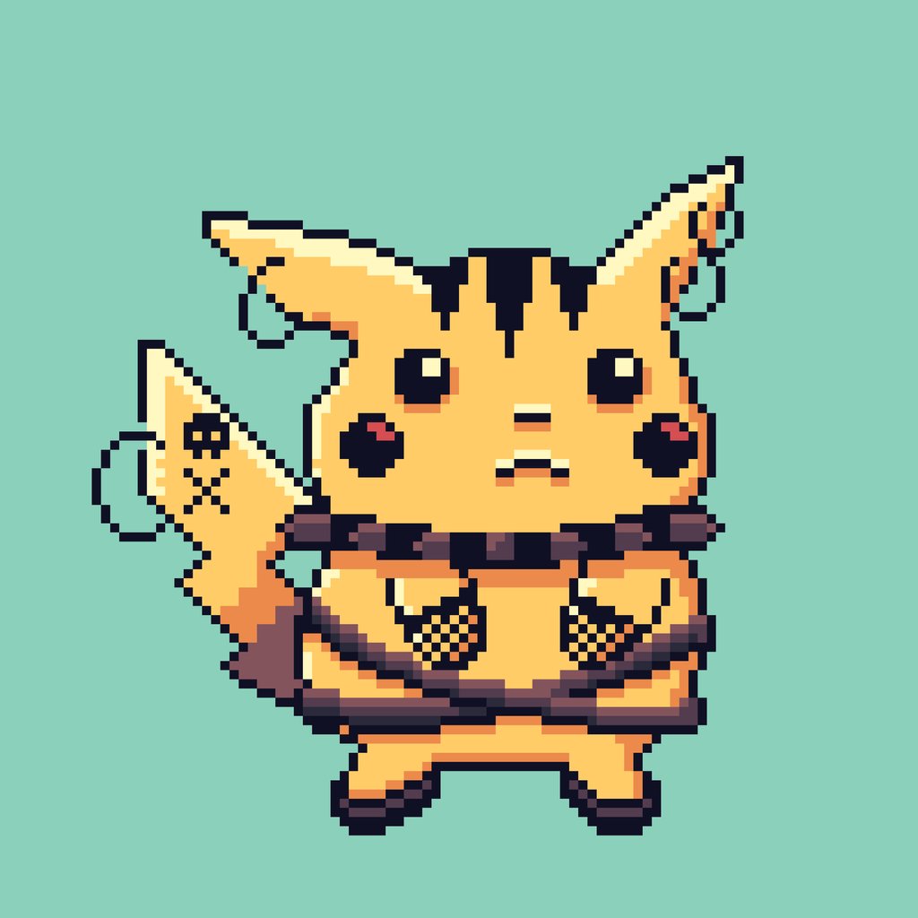 8 Bit Pikachu Sprite