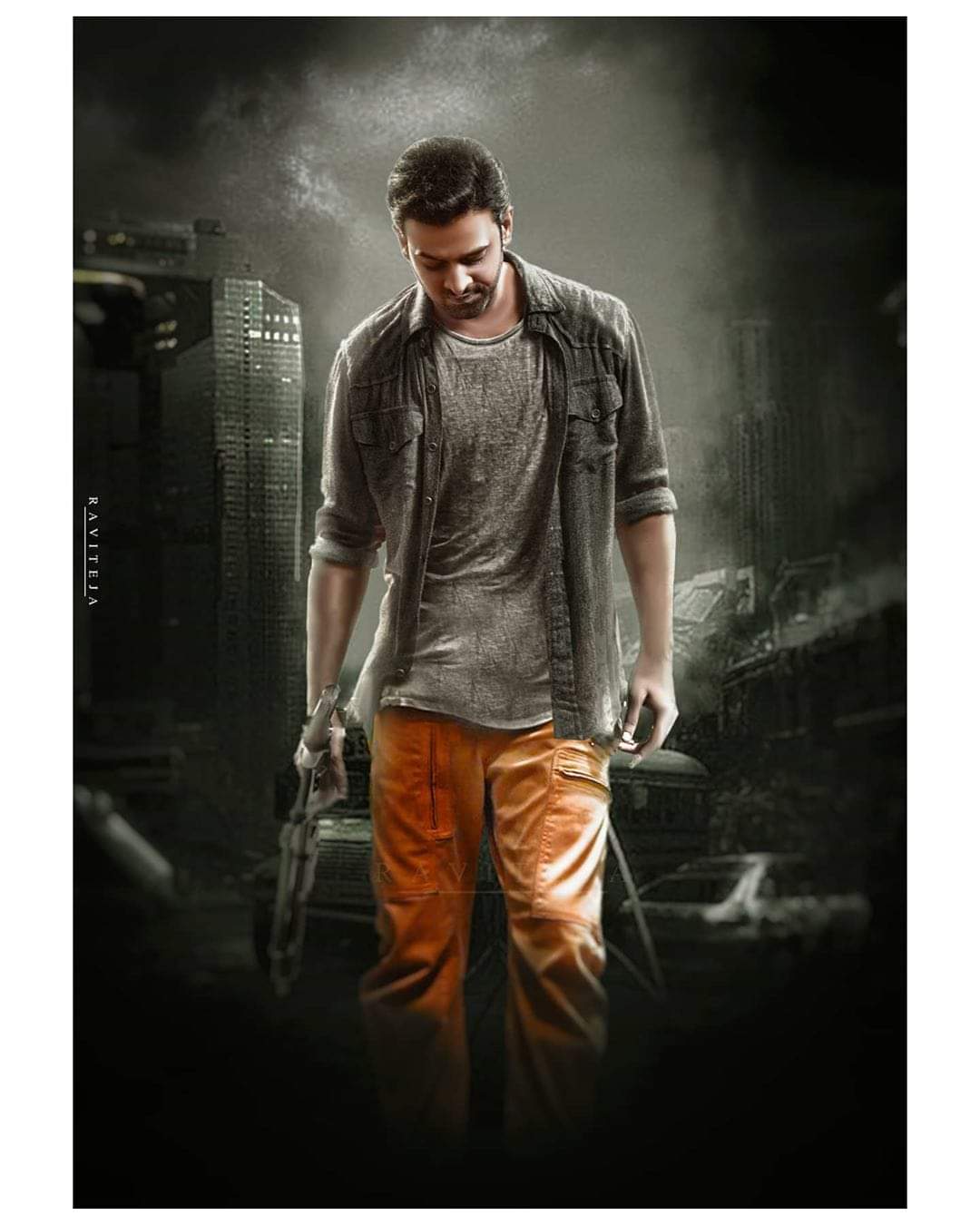 Prabhas In Police Images