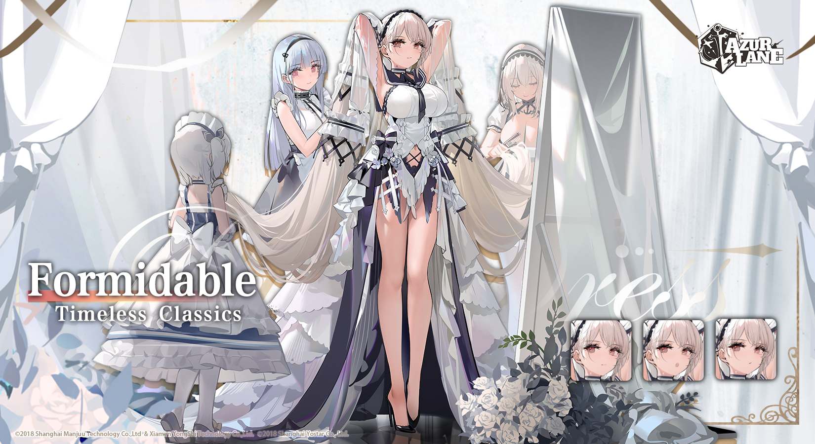 Azur Lane Official on Twitter: "♚Timeless Classics♚ HMS Formidable is changing into her new ...
