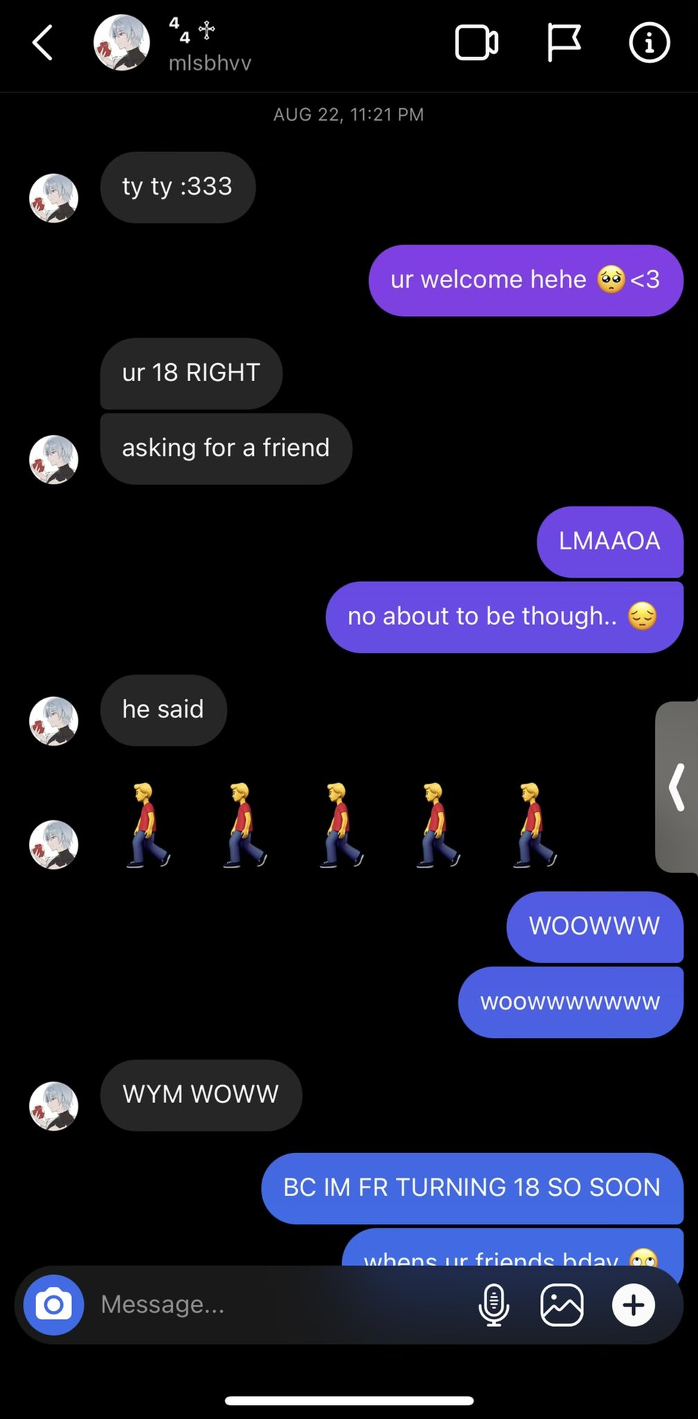 Sexting Conversations Screenshots