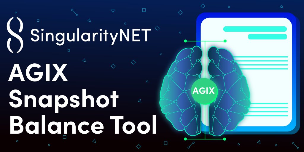 SingularityNET on Twitter: "We are excited to announce that the 1:1 $AGIX token distribution has ...