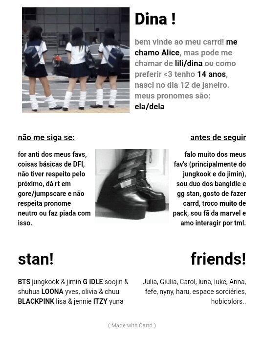 Carrd Helper On Twitter ⃘ ׁ ۪ 🎳 ִ ֹ Como Fazer Esse Carrd A Thread