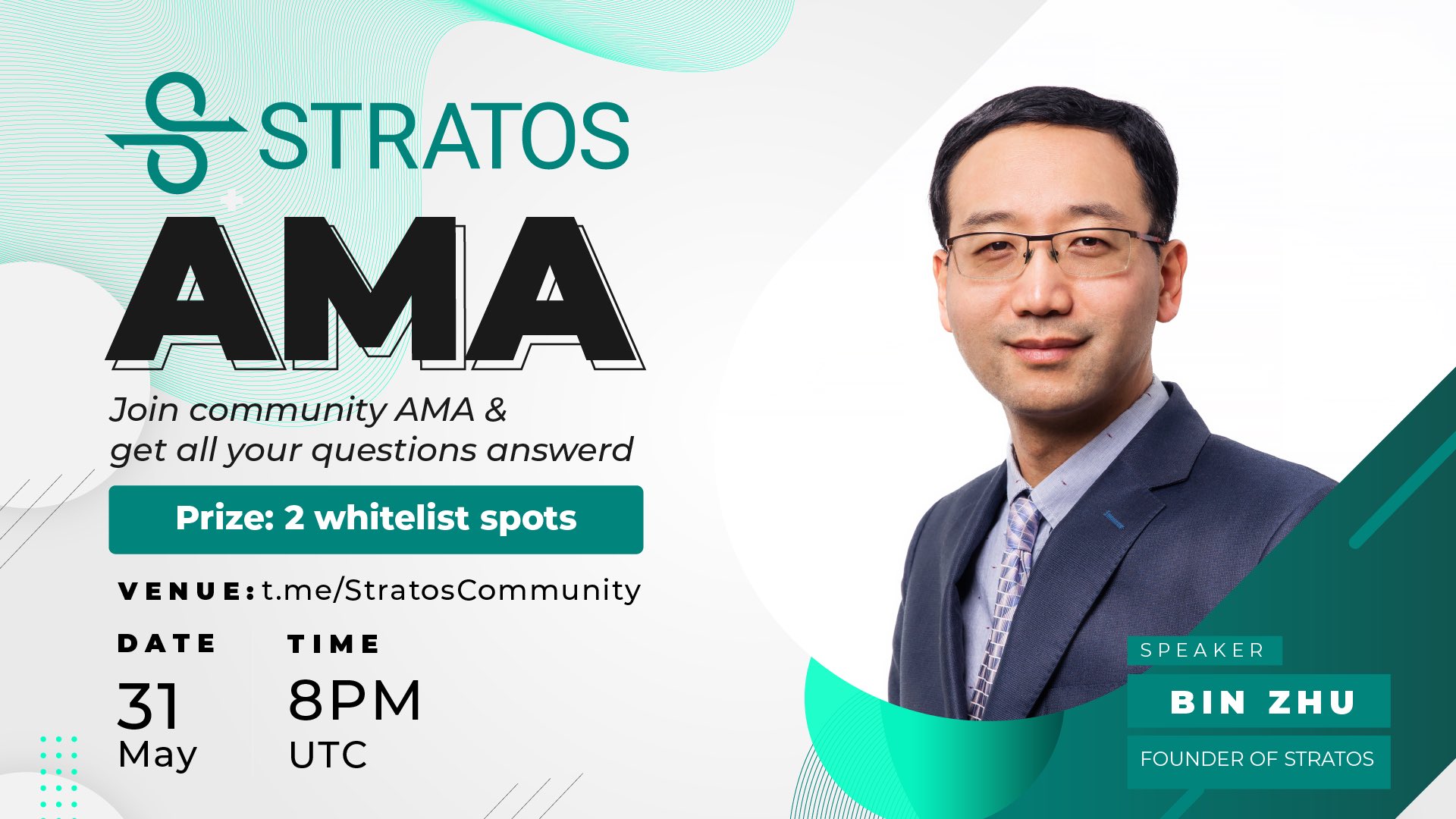 Stratos Network on Twitter: "📢Join us for another interactive AMA session with our founder ...
