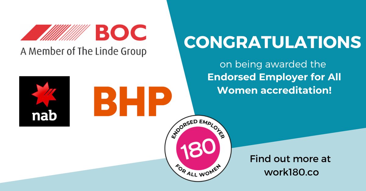 WORK180 on Twitter: "We are excited to announce that @bhp, @BOCSouthPacific, and @NAB have been ...