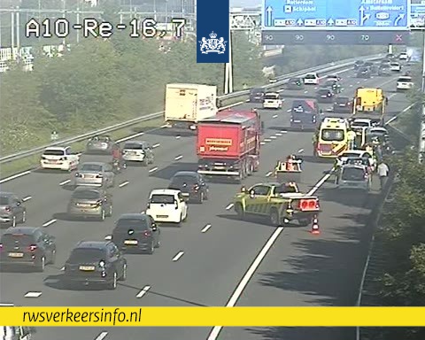 Rijkswaterstaat Verkeersinformatie on Twitter: "Een ongeluk op de #A10 Zuid richting Den Haag ...