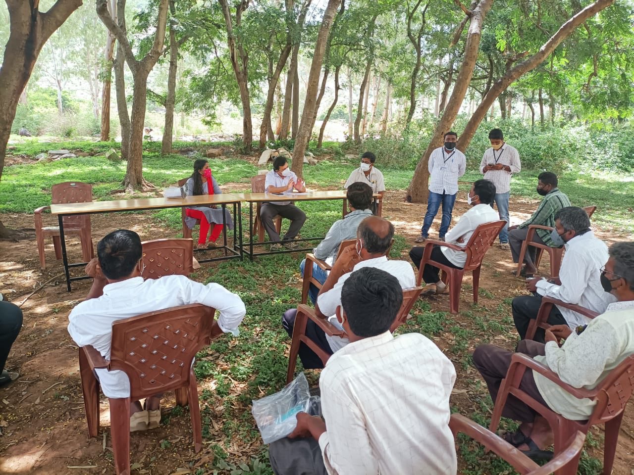 Panchayat Meeting Under Tree