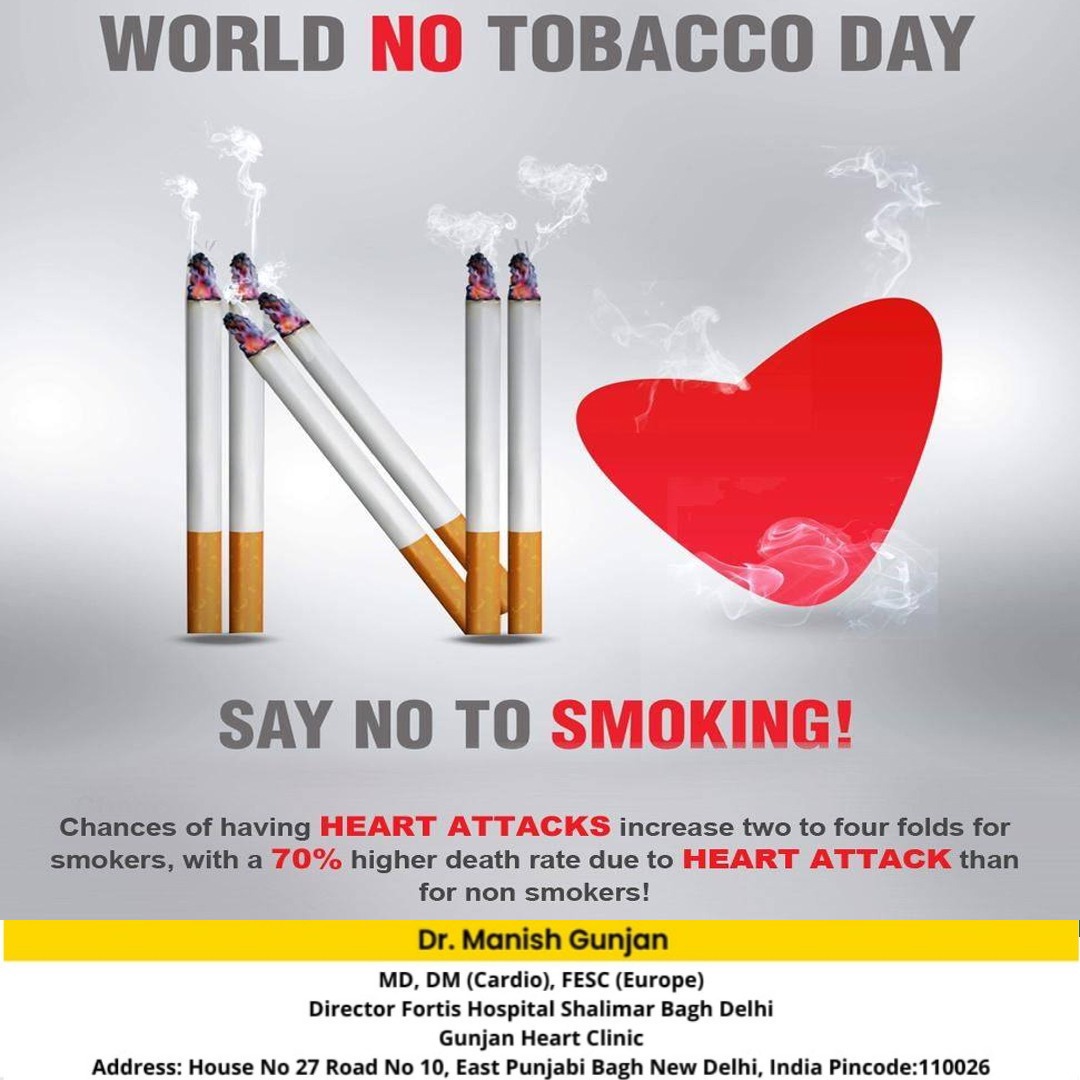 Heart Health No Smoking Posters