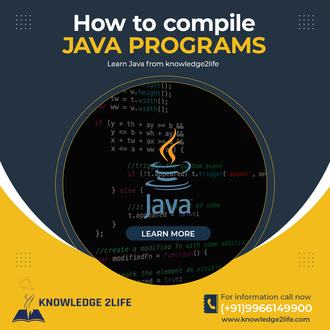 Knowledge2life On Twitter Learn How To Compile A Java Programs From Knowledge2life Visit The