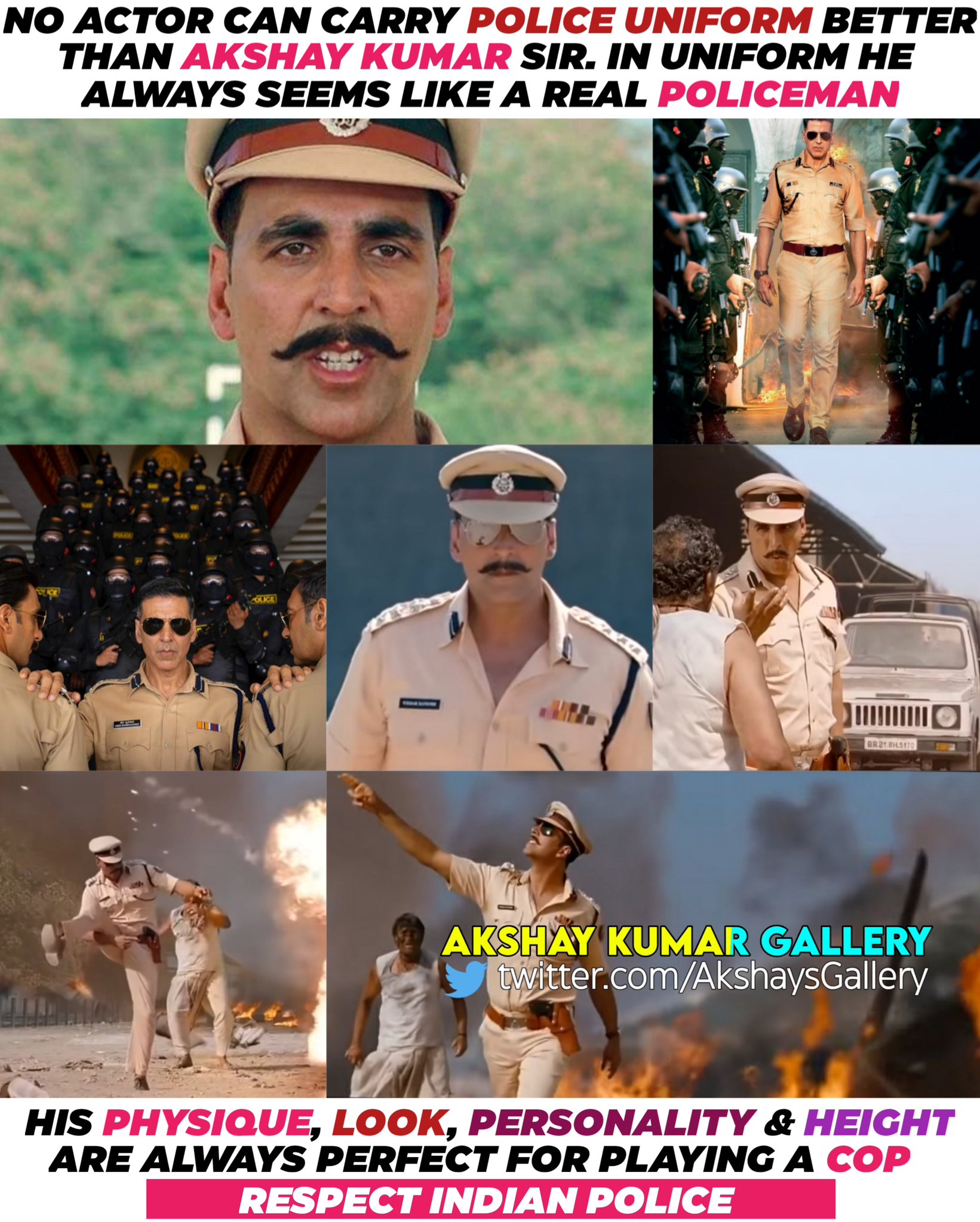 Akshay Kumar In Rowdy Rathore In Police Uniform
