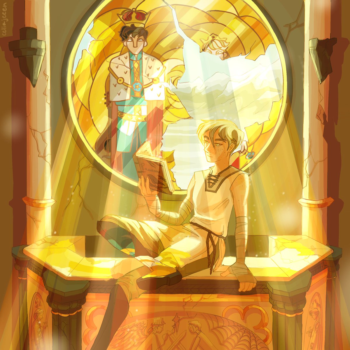 「@finnstrugglez Hello I'm Celia! I make 」|Celia 🎗 (comms open!)の漫画