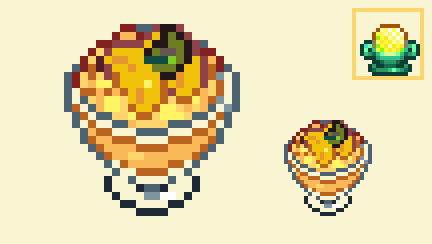 「some mango sticky rice from stardew vall」|Luxのイラスト