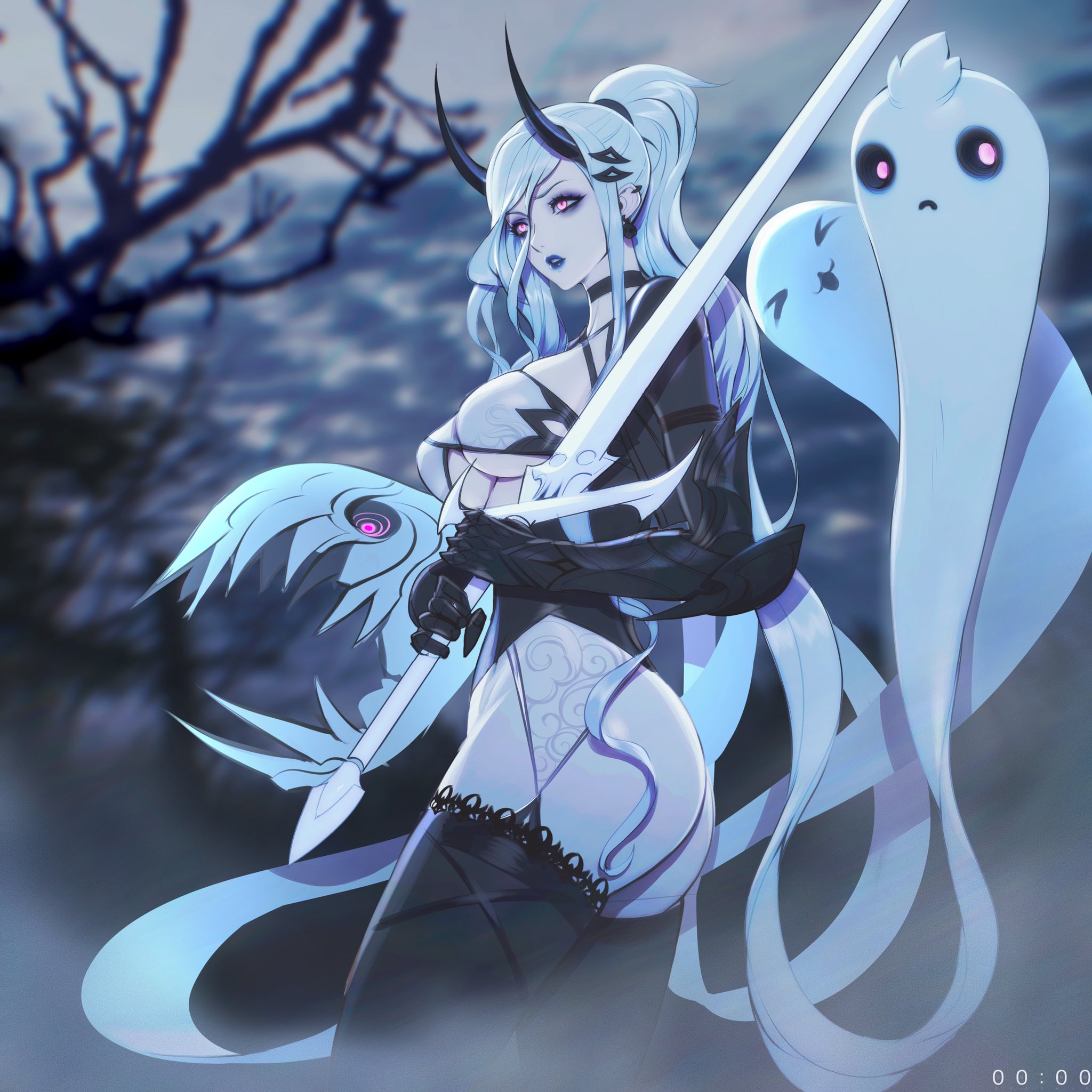 ZERO / zeronis on Twitter: "Syrene 💙👻🤍 Can’t make enough of this Phantom Queen…
