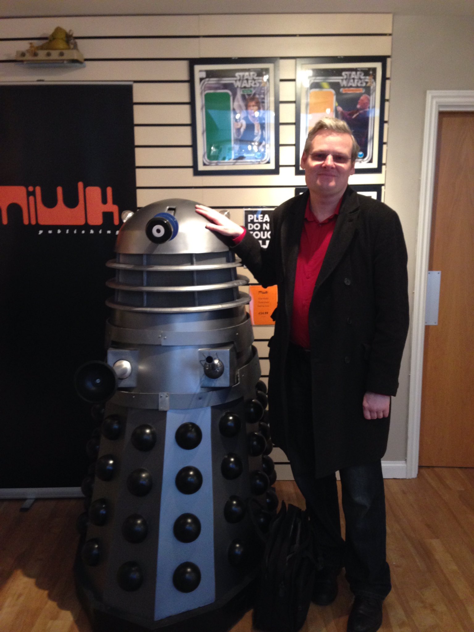 James Hemery on Twitter: "Oh, that’s sad. Here’s me with the Dalek on the first day the shop ...