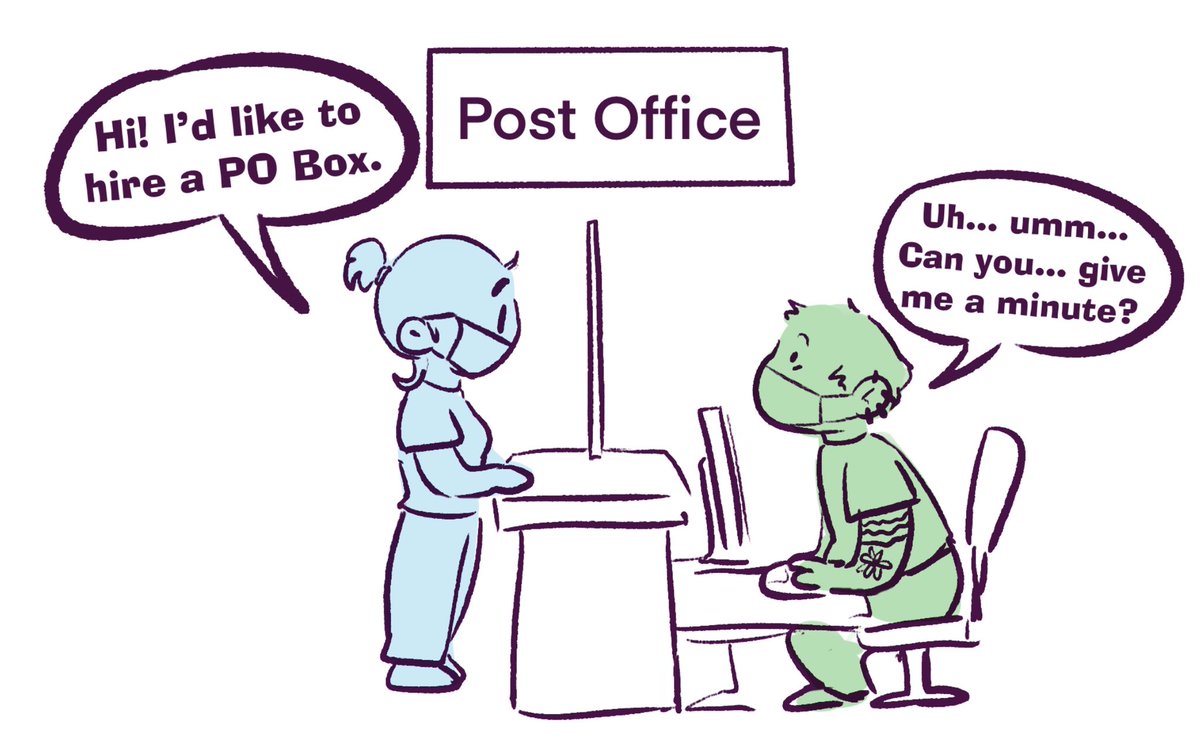 「Hired a PO Box today and it took a whole team of people to f」_kairy ...