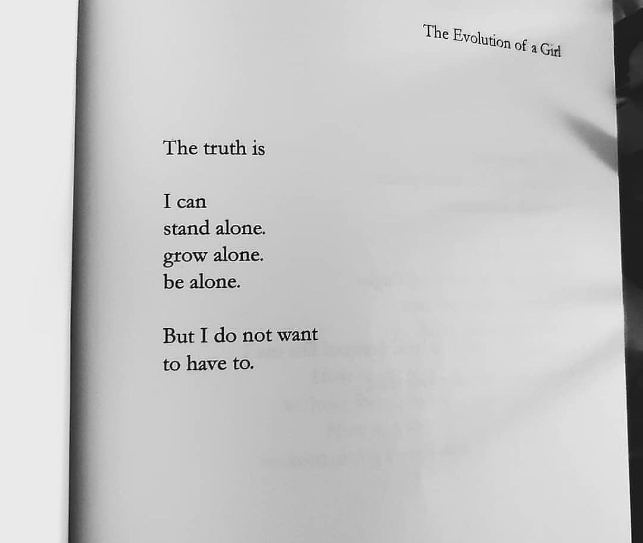 Standing Alone Quotes Tumblr