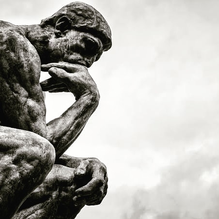 Thinking Man Wallpaper