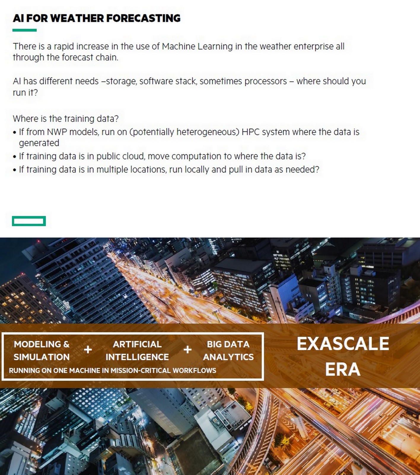 OGAWA, Tadashi on Twitter: "=> "HPE in Weather and Climate", Annual R&D ...