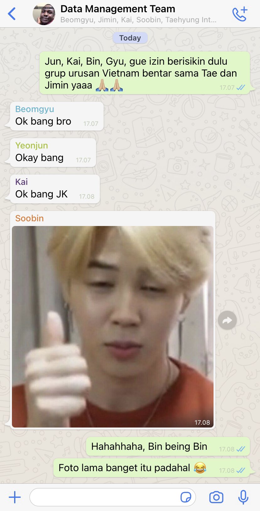 J. Chung 못된 on Twitter: "– 51. Izin berisikin grup https://t.co/SxVG0qACCg" / Twitter