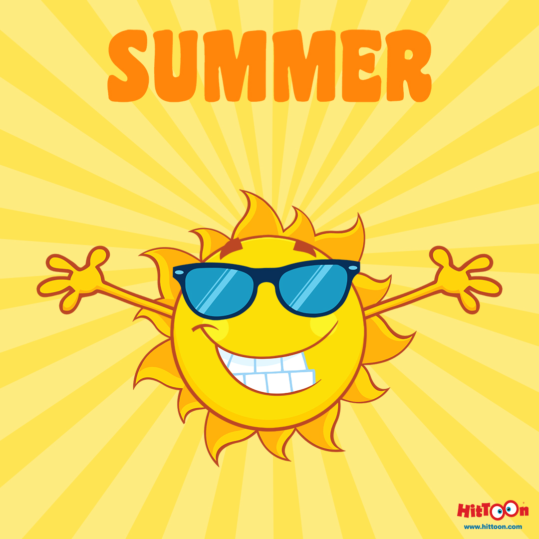 Summer Sun Vector