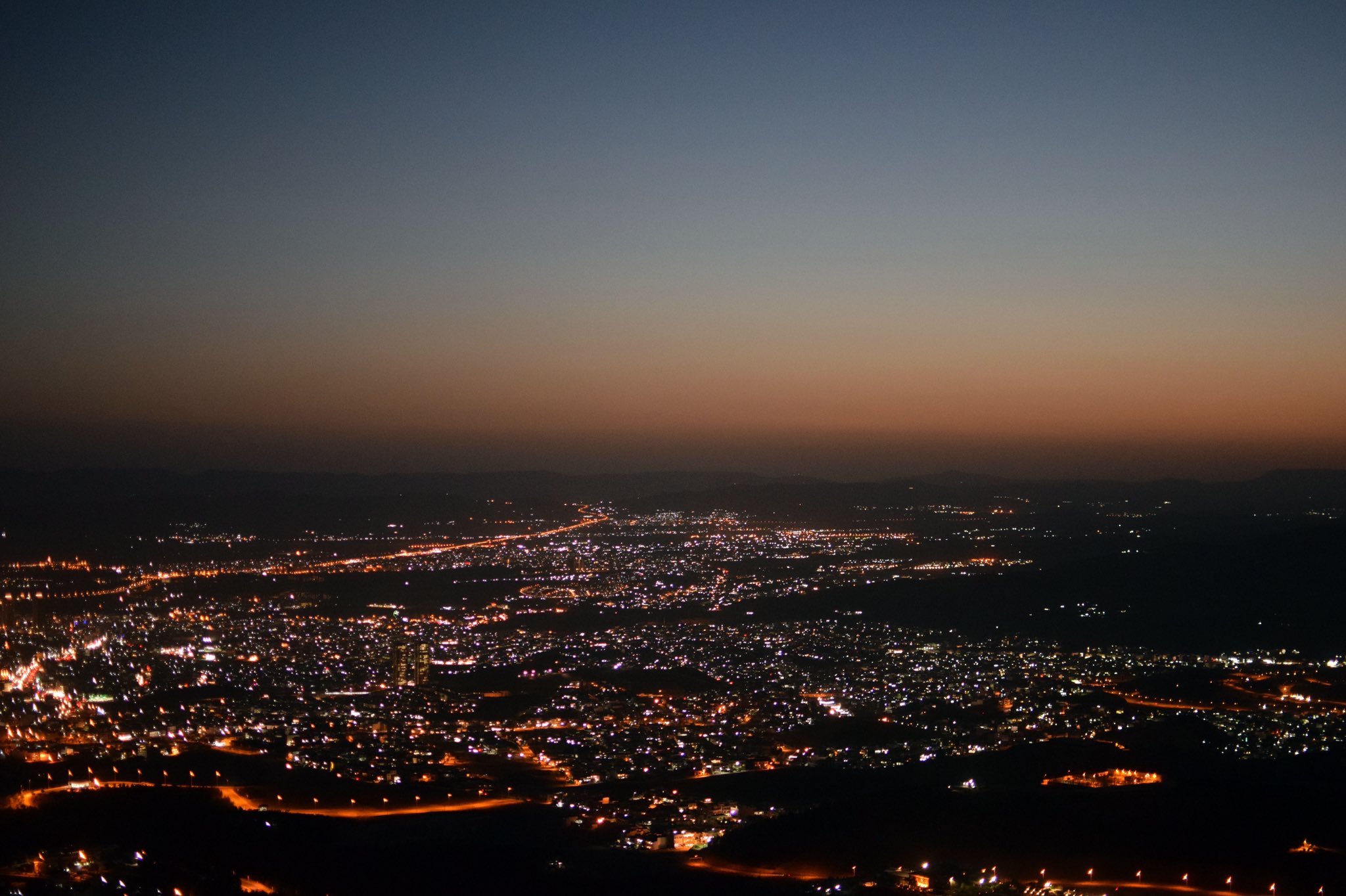 Iraq City At Night
