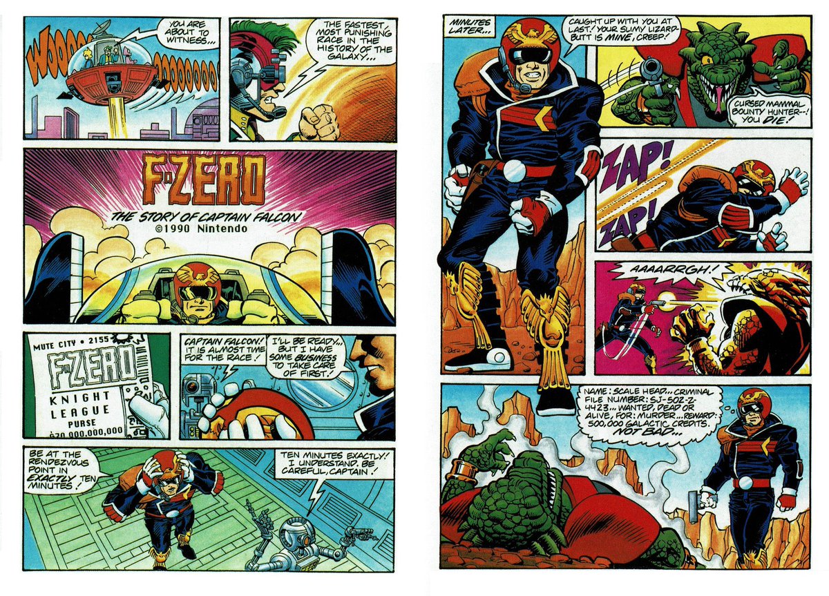 Captain Falcon Comic Book