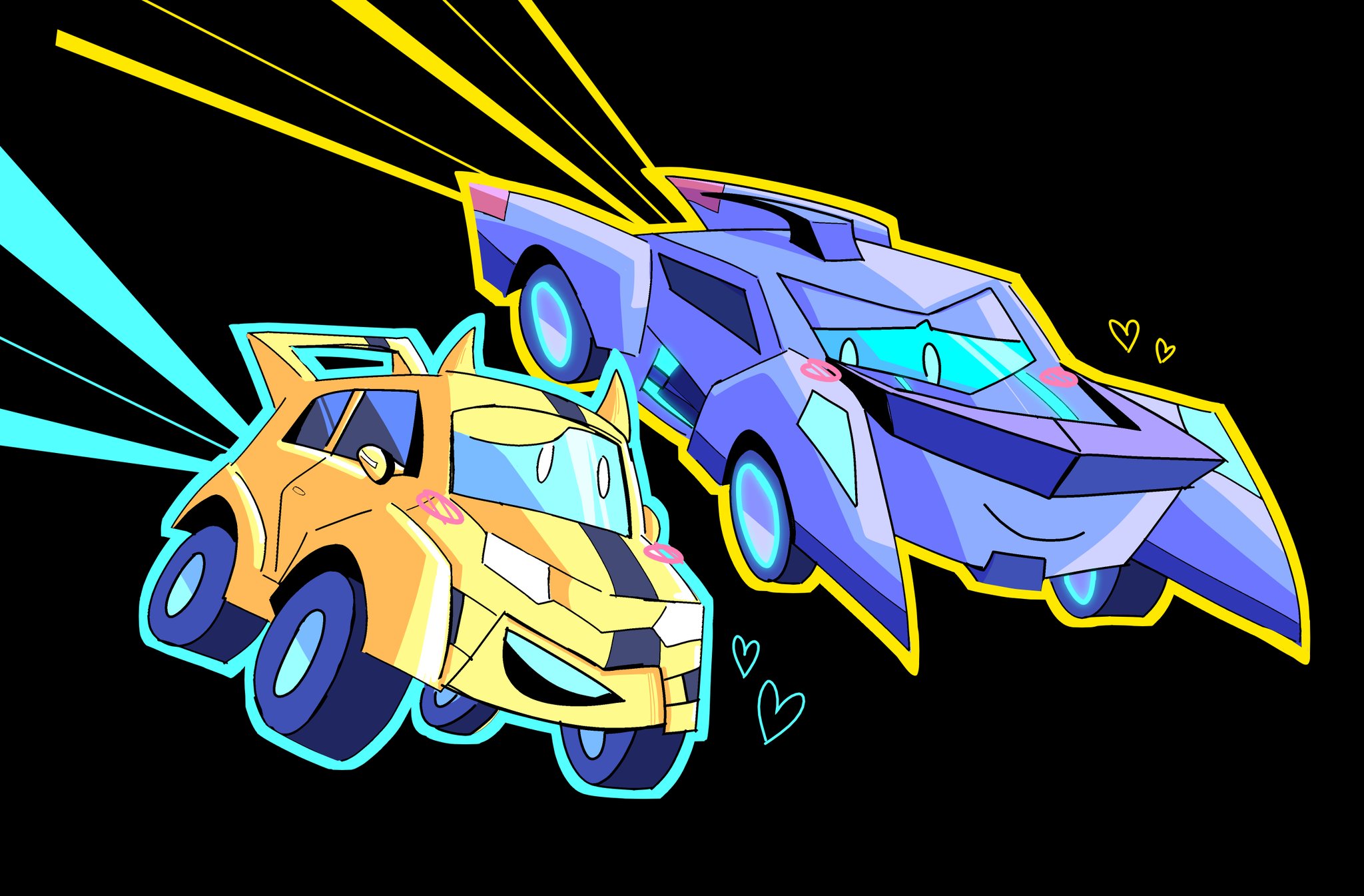 Transformers Animated Bumblebee Car