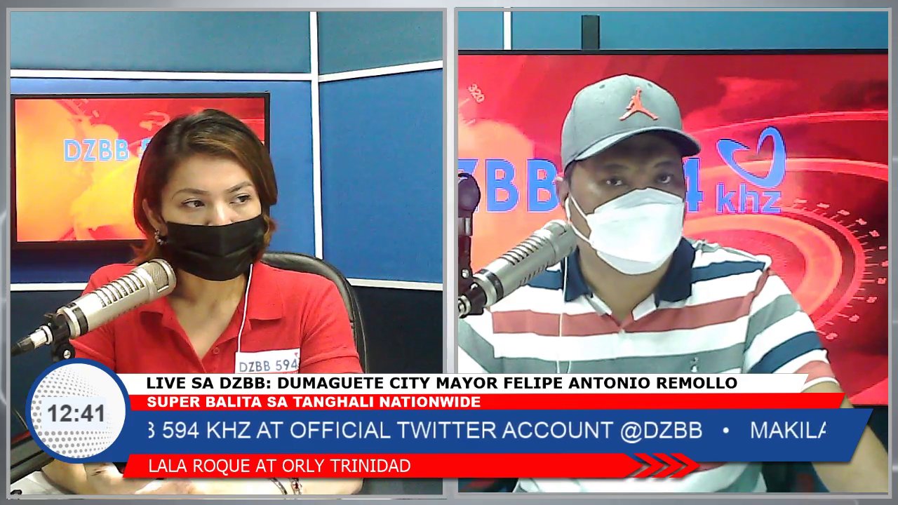 DZBB Super Radyo on Twitter: "LIVE sa DZBB: Dumaguete City Mayor Felipe Antonio Remollo kaugnay ...