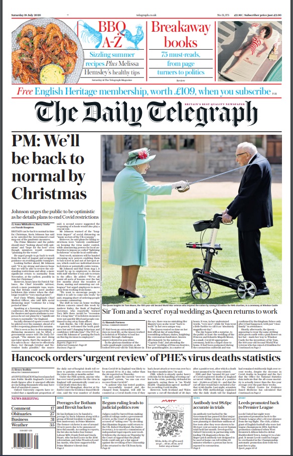 Harry Wallop on Twitter: "A year ago...…