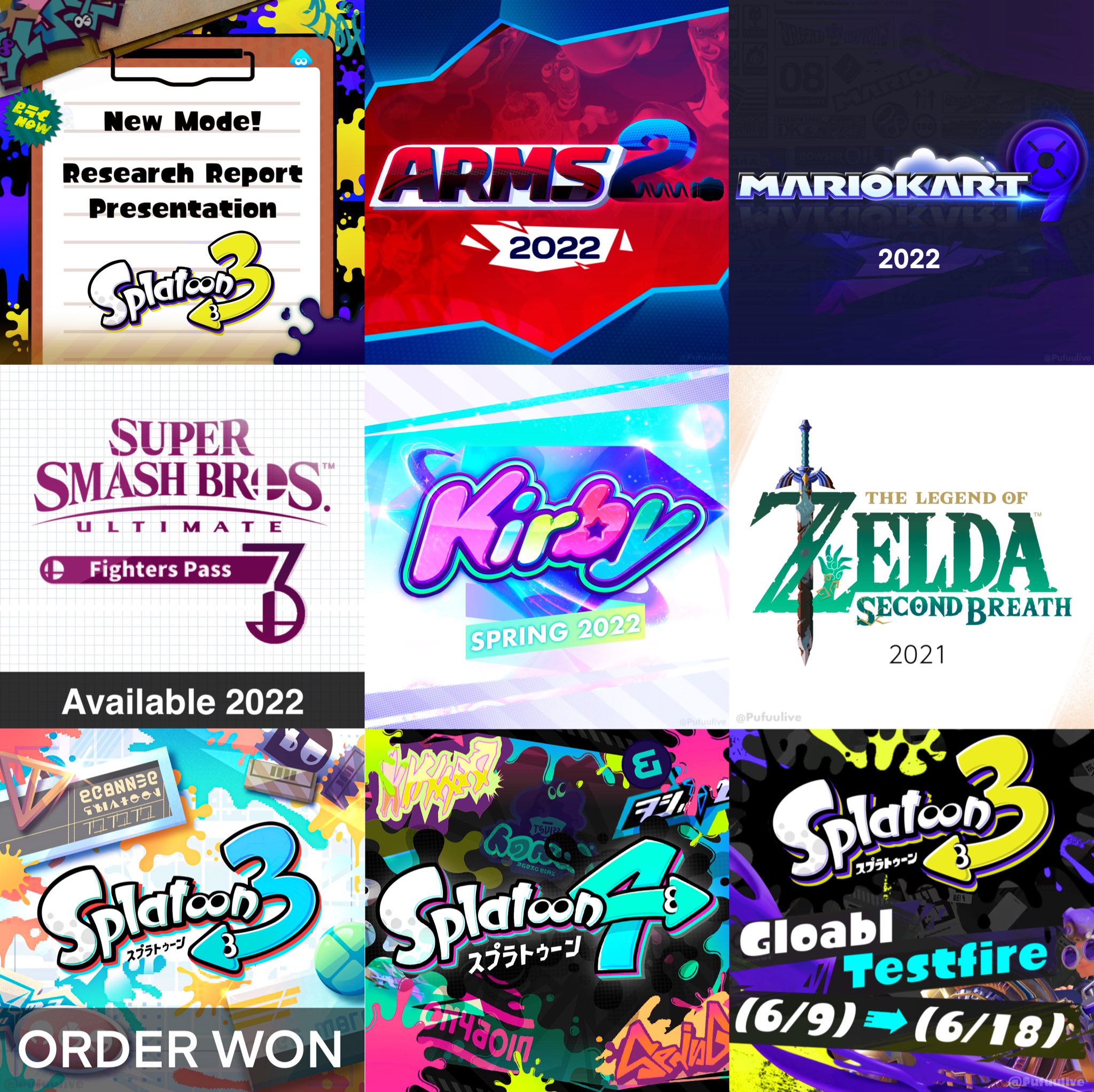 Pufuu 🐡 on Twitter: "You can only pick two for the Nintendo Direct, which ones? Splatoon 3, Arms ...