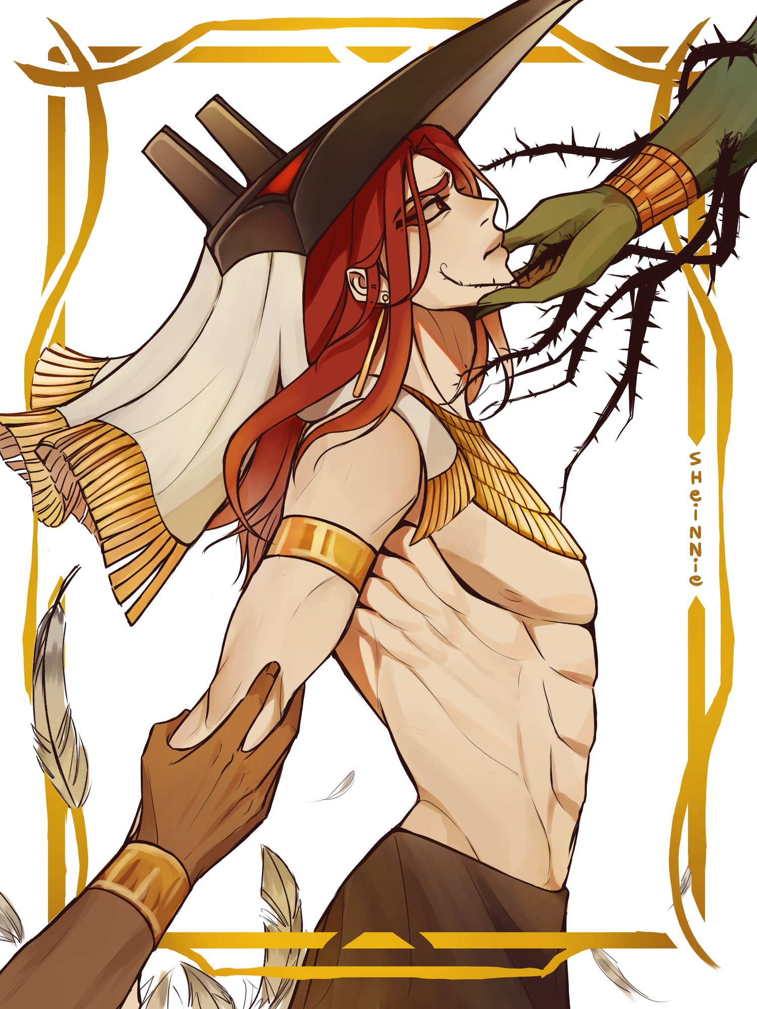 SHeiNNie🐨 ^love men tiddie on Twitter: "#ENNEAD #fanart #Seth https://t.co/oUM9JVeRP1" / Twitter